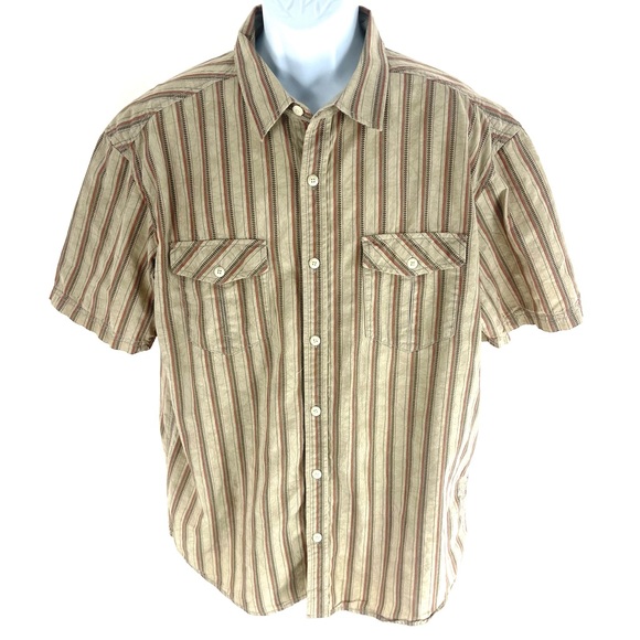 REI | Shirts | Rei Mens Tan Button Front Shirt Xl | Poshmark
